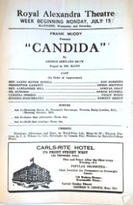 Mirvish.com: Candida (1940)